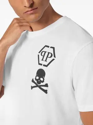 Philipp Plein Ss Skull&bones T-shirt - White