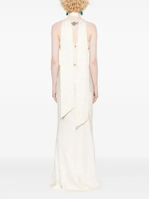 ROTATE BY BIRGER CHRISTENSEN Scarf-detail Printed Top