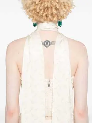 ROTATE BY BIRGER CHRISTENSEN Scarf-detail Printed Top