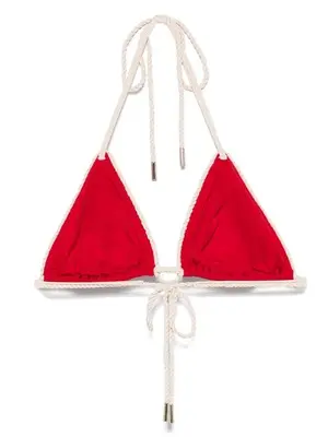 La Perla Monogram Triangle Bikini Top