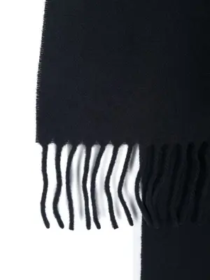 Maison Kitsuné Fox-patch Scarf - Blue