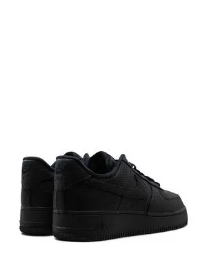 Nike Air Force 1 Low Sp Triple Perforated Sneakers - Black