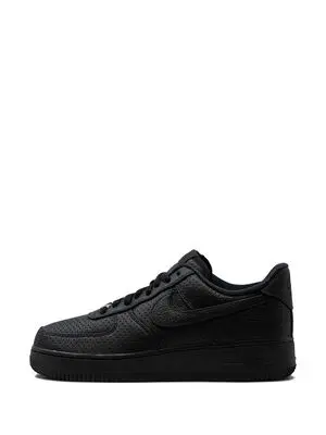Nike Air Force 1 Low Sp Triple Perforated Sneakers - Black