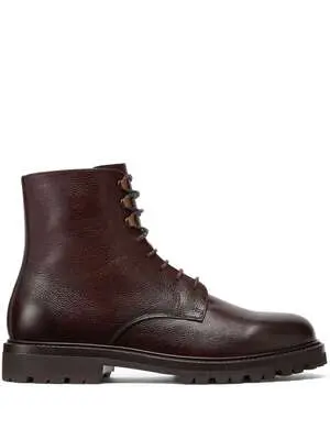 Brunello Cucinelli Leather Ankle Boots - Brown