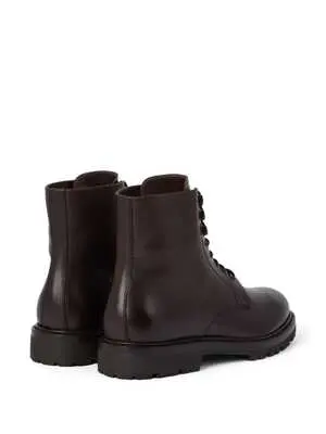Brunello Cucinelli Leather Ankle Boots - Brown