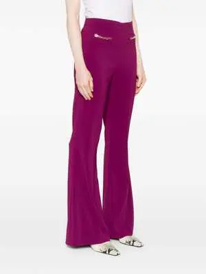 TWINSET Oval T-chain Flared Trousers