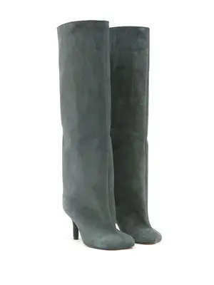 MAISON MARGIELA Anatomic Suede Boots - Green