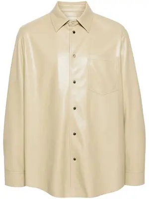 Nanushka Long-sleeve Recycled-polyester Shirt