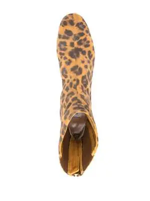 AQUAZZURA 50mm Animal-print Boots - Brown