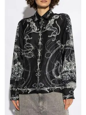 Fabiana Filippi Graphic-print Silk Shirt