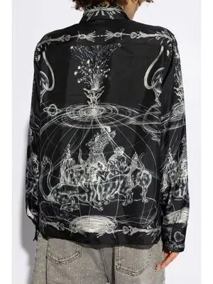 Fabiana Filippi Graphic-print Silk Shirt