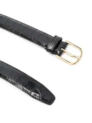 TOTEME Croco Leather Belt