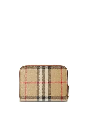 Burberry Small Vintage Check Wallet - Neutrals