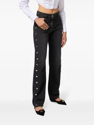 Elisabetta Franchi Button-embellished Jeans