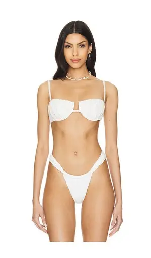 MONTCE Petal Bikini Top - Seychelles