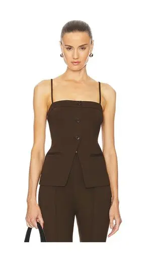 L'academie Benigna Top - Dark Brown