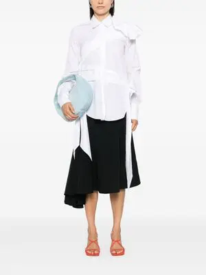Viktor & Rolf Draped Bow Shirt