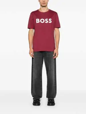 BOSS Logo-print T-shirt - Red