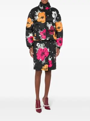 Moschino Floral-print Puffer Jacket