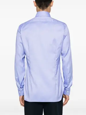 BARBA NAPOLI Cotton Shirt - Blue