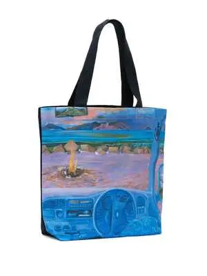 JW Anderson Canvas Tote Bag - Blue