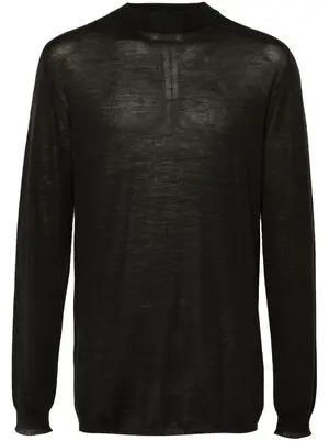 Rick Owens Level Lupetto Fine-knit Jumper - Green