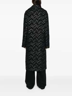 Missoni Chevron Bouclé Maxi Coat