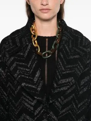Missoni Chevron Bouclé Maxi Coat