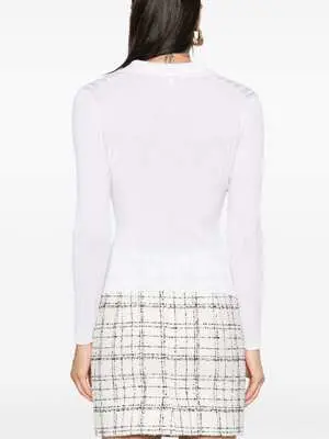 Vince Snap Polo Sweater - White