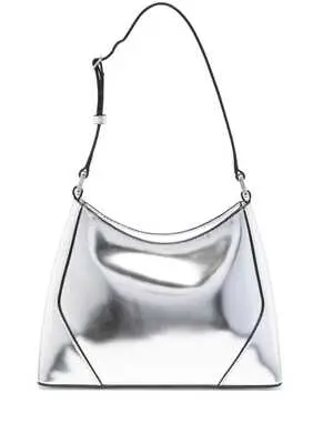 Staud Linda Shoulder Bag - Silver
