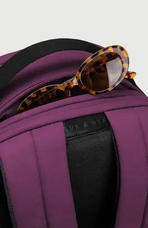LUX AND NYX Origami 16-inch Laptop Backpack - Wine