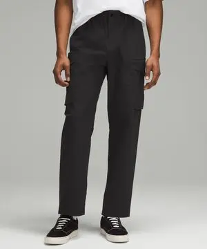 Lululemon Stretch Cotton Versatwill Relaxed-fit Cargo Pant - Black