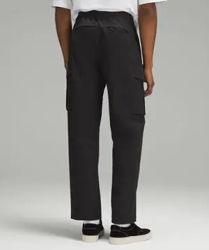 Lululemon Stretch Cotton Versatwill Relaxed-fit Cargo Pant - Black