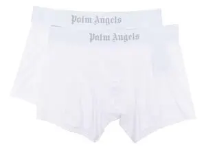 Palm Angels Logowaistband Boxers - White