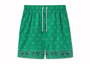 Palm Angels Paisley Swim Shorts - Green