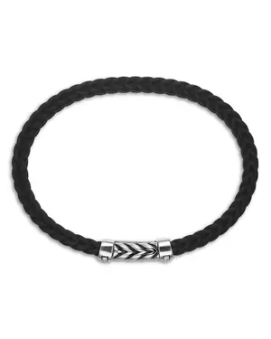 David Yurman Chevron Diamond Bracelet - Black/silver