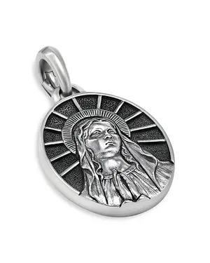 David Yurman Sterling Amulets Mary Oval Medallion