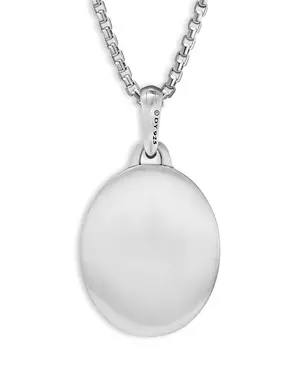 David Yurman Sterling Amulets Mary Oval Medallion