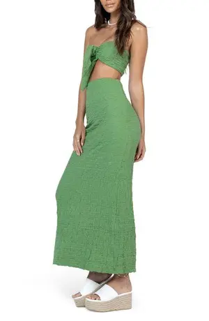 Princess Polly Matilda Crinkle Bandeau & Maxi Skirt Set