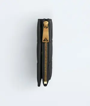 Bottega Veneta Cassette Small Bi-fold Wallet - Black