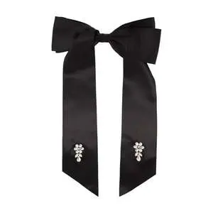 Simone Rocha Simone Rocha Flower Bow Hair Clip - Black