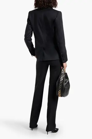 Stella McCartney Wool-twill Blazer - Black