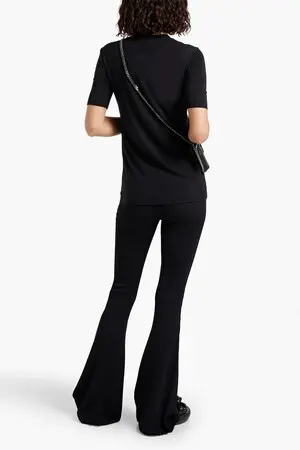 Stella McCartney Pointelle-knit Flared Trousers