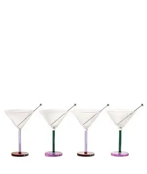 SOPHIE LOU JACOBSEN Piano Cocktail Coupes - Neutrals