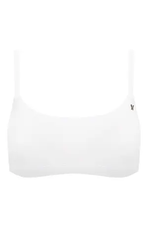 NUDEA The Stretch Scoop Neck Bralette - White