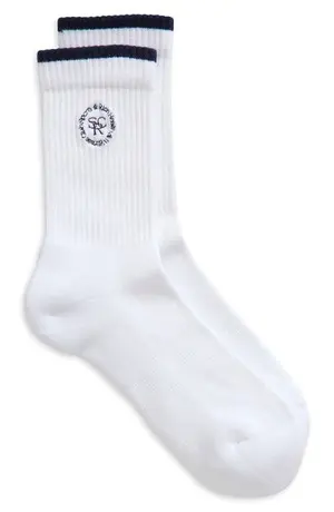 Sporty & Rich Health & Wellness Club Crew Socks