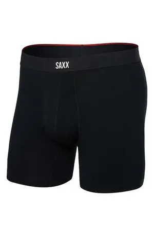 SAXX Vibe Xtra Soft Comfort Boxer Briefs Black