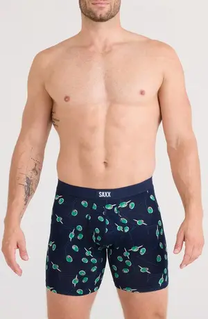 SAXX Vibe Xtra Soft Comfort Boxer Briefs - Olive You-maritime