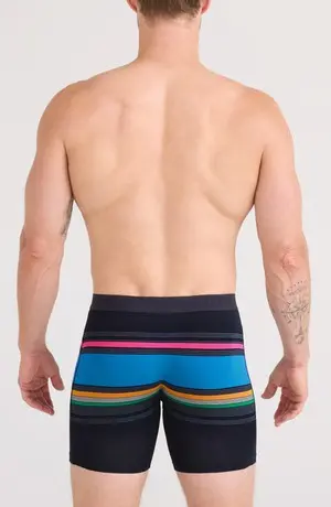 SAXX Vibe Xtra Soft Comfort Boxer Briefs - Throwback Stripe-multi