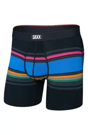 SAXX Vibe Xtra Soft Comfort Boxer Briefs - Throwback Stripe-multi